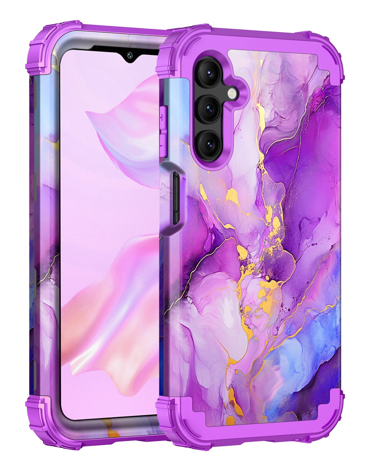 Casetego for Samsung Galaxy A14 5G Case,Glow in The Dark Three Layer ...