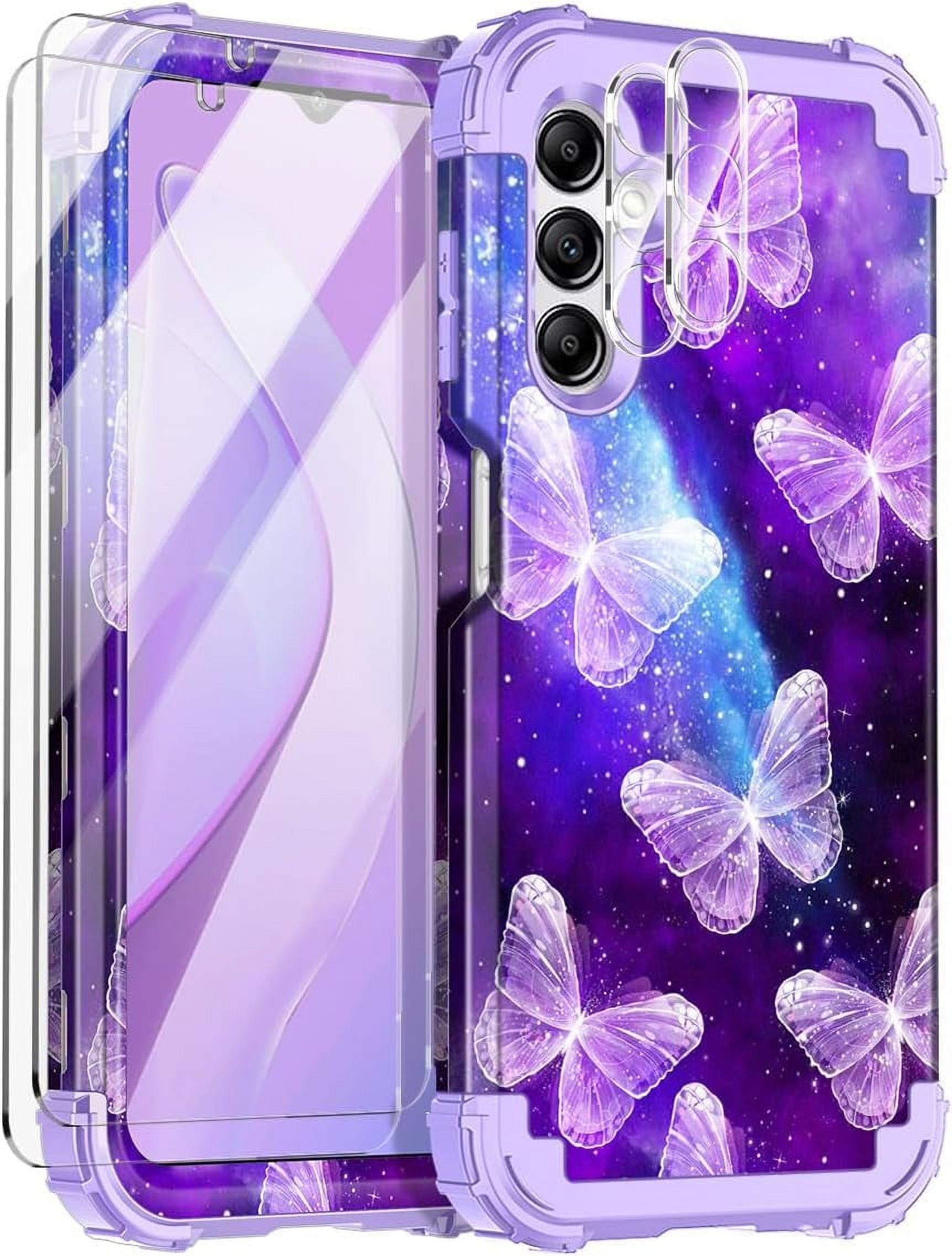 Casetego for Samsung Galaxy A15 5G Case,[2 Pack Screen Protector + 2 Pack Lens Protector]Heavy ...