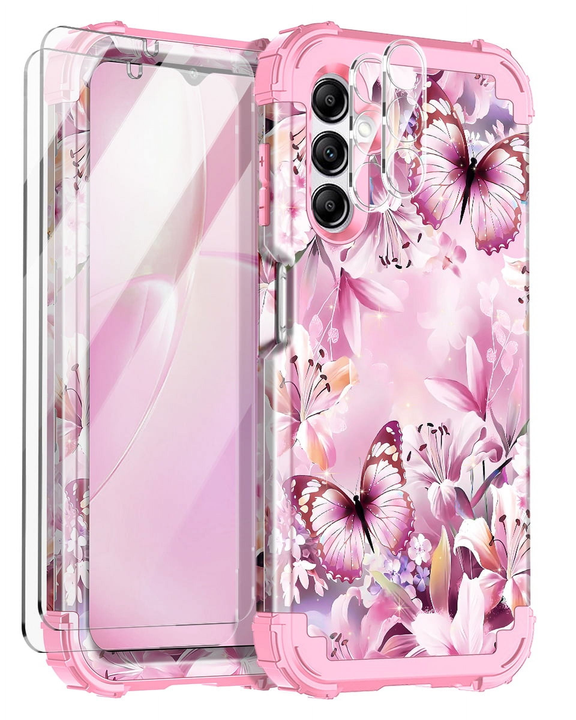 Casetego for Samsung Galaxy A15 5G Case,[2 Pack Screen Protector + 2 Pack Lens Protector]Heavy ...