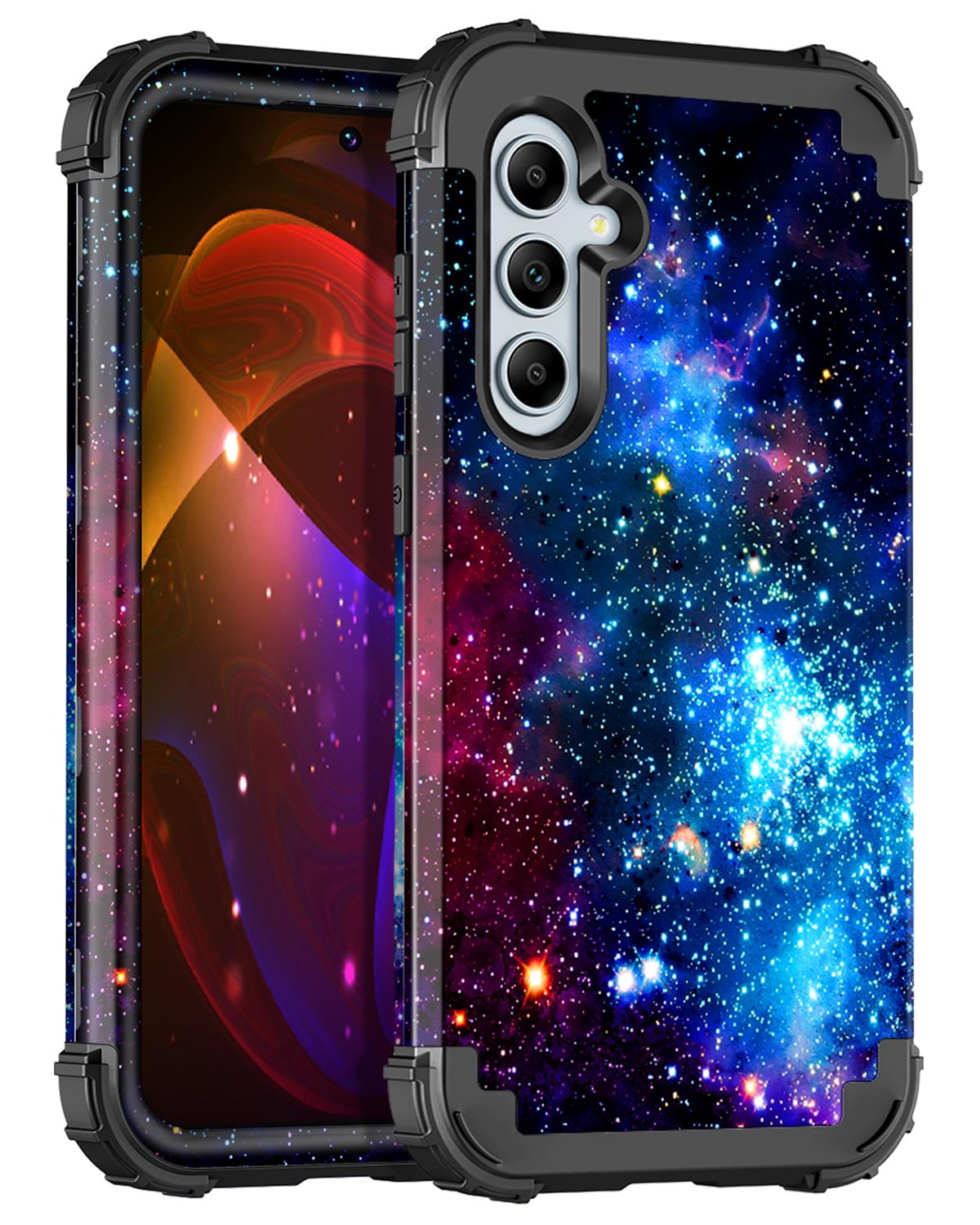 Casetego Shockproof Case for Samsung Galaxy A55/A35 5G, Glow-in-the-dark, Three Layer Full ...