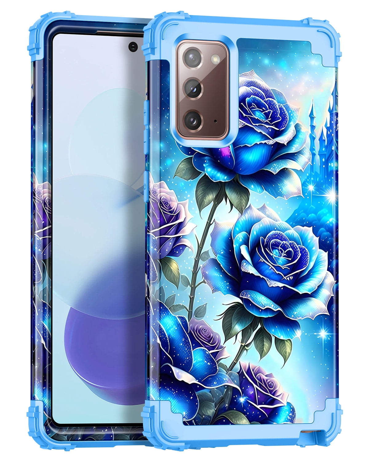 Casetego for Samsung Galaxy Note 20 Case,Glow in The Dark Three Layer ...