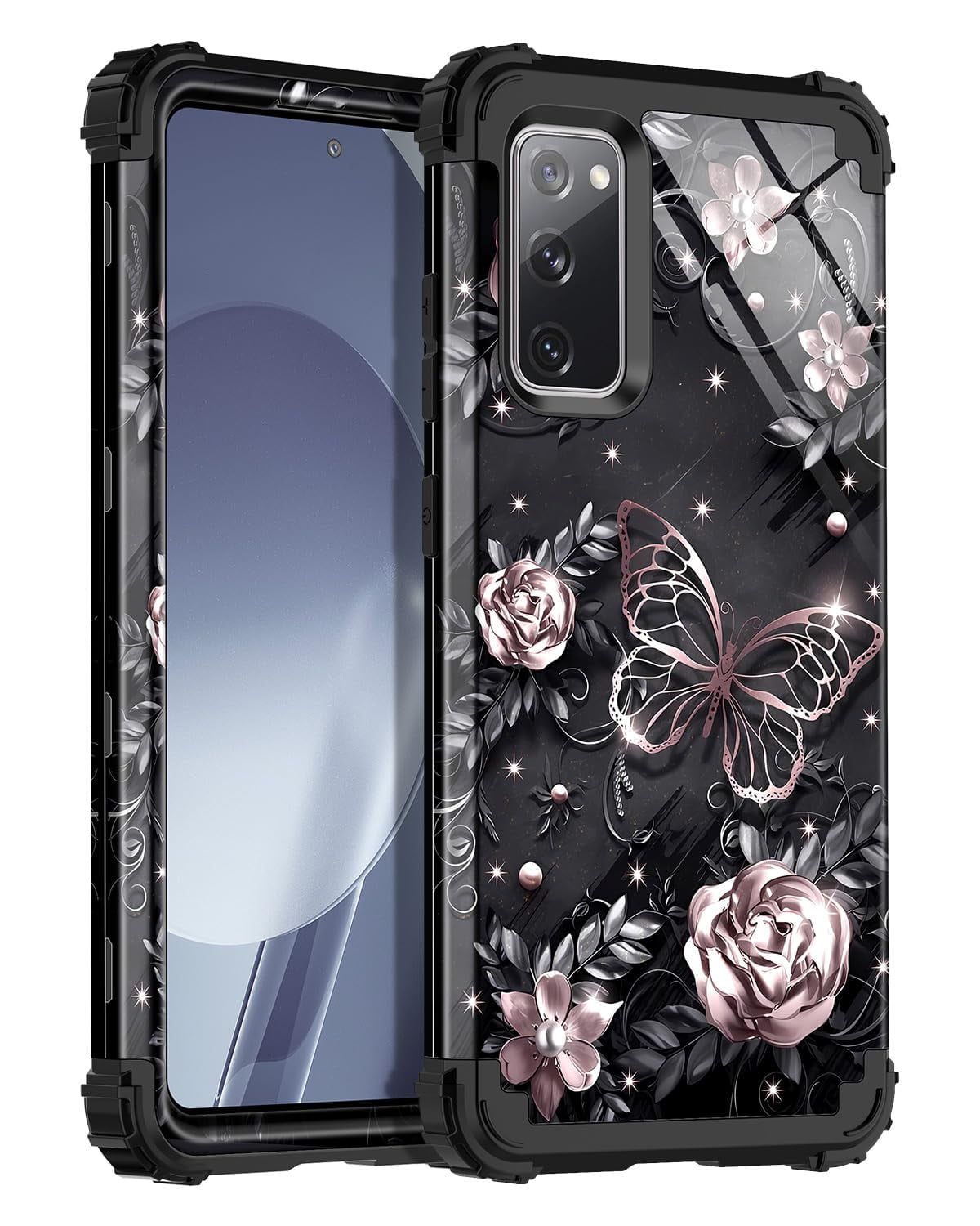 Casetego for Samsung Galaxy S20 FE 5G Case,Three Layer Heavy Duty Shockproof Protection Hard ...