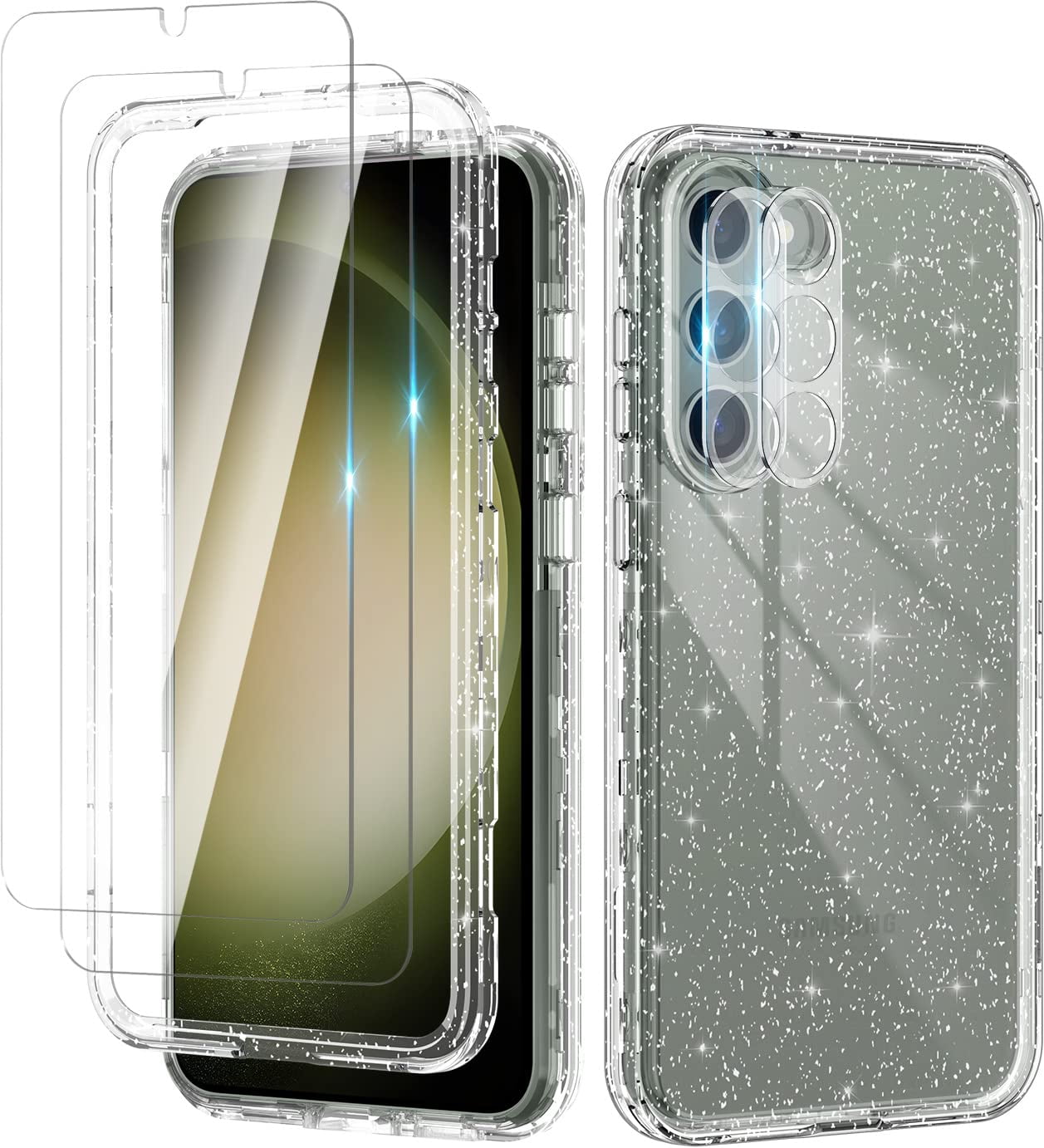 Casetego for Samsung Galaxy S23 Case, [with 2Pcs Tempered Glass Screen ...