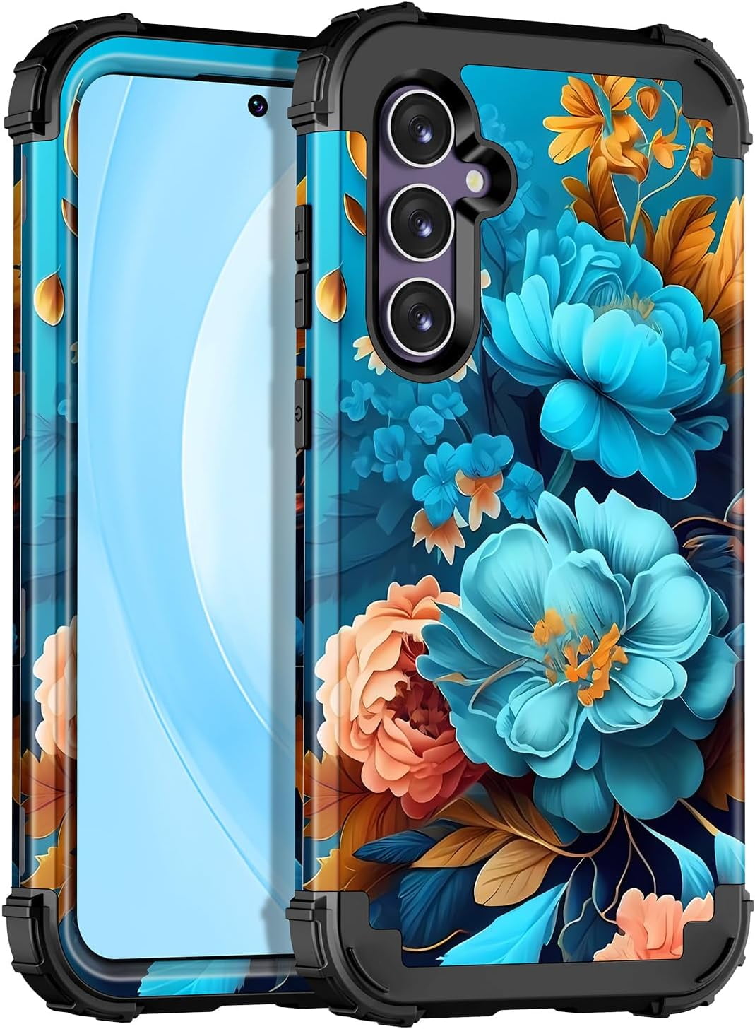 Casetego for Samsung Galaxy S23 FE 5G Case,Glow in The Dark Three Layer ...