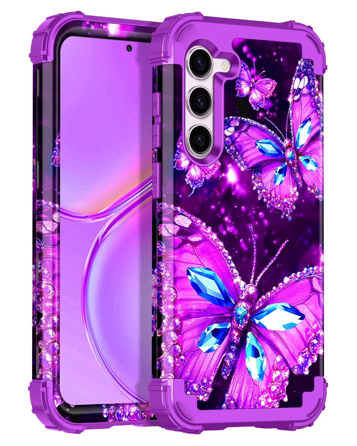 Casetego for Samsung Galaxy S23 Plus Case,Glow in The Dark Three Layer ...