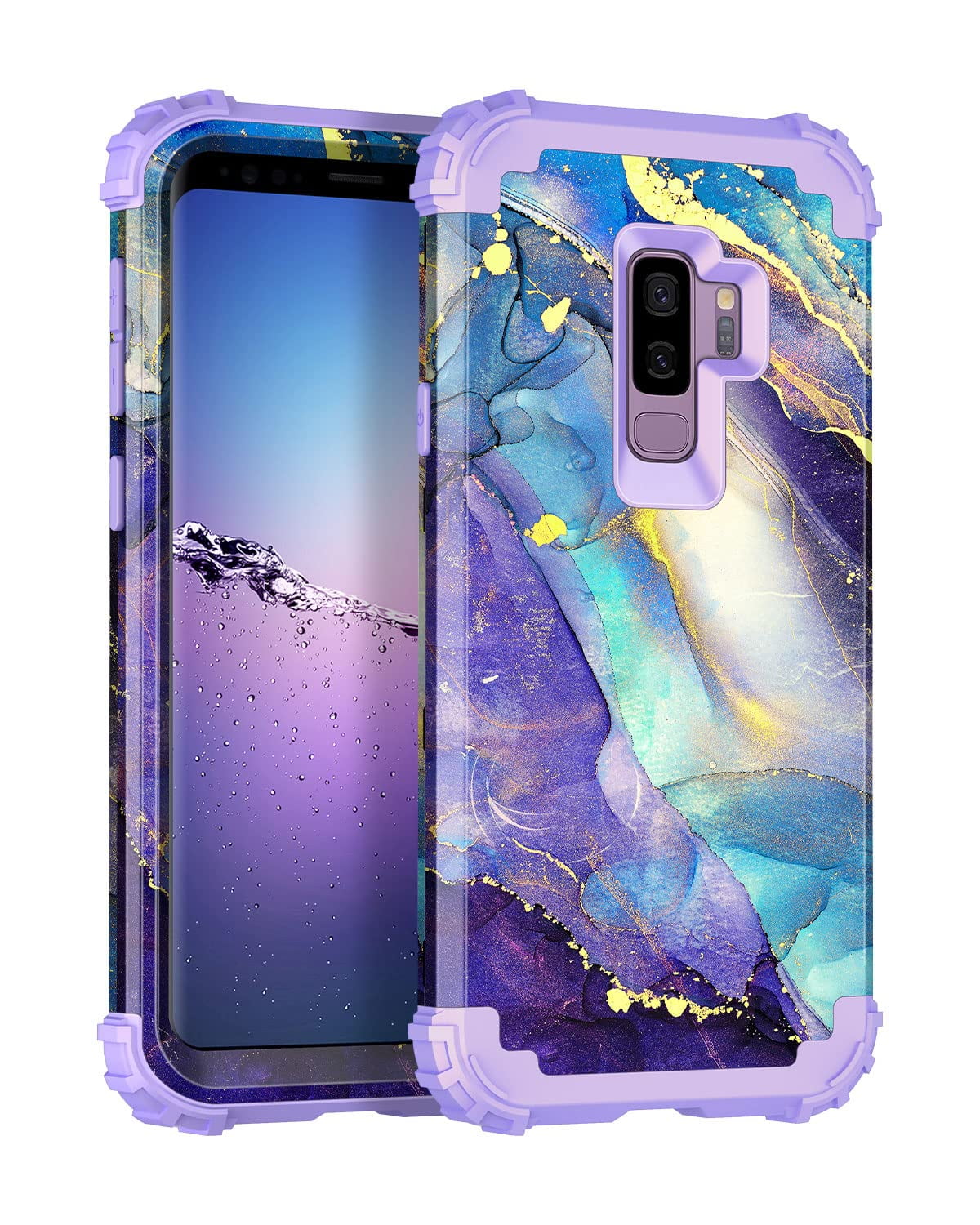 Casetego Samsung Galaxy S9+ Plus Case,Three Layer Heavy Duty Shockproof ...
