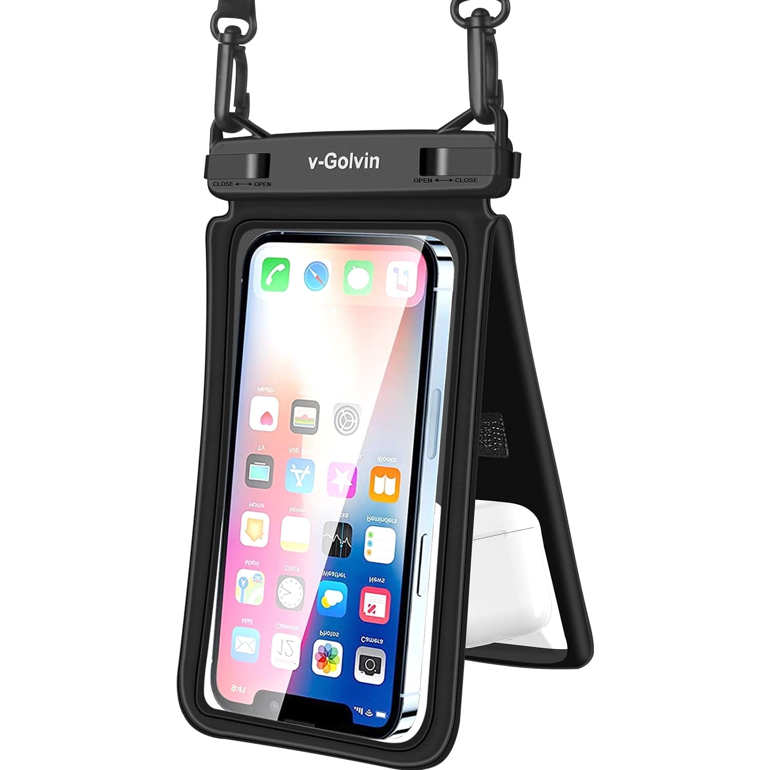 Casetego Waterproof Phone Pouch, IPX8 Double Space Dry Bag, Fits Phones ...