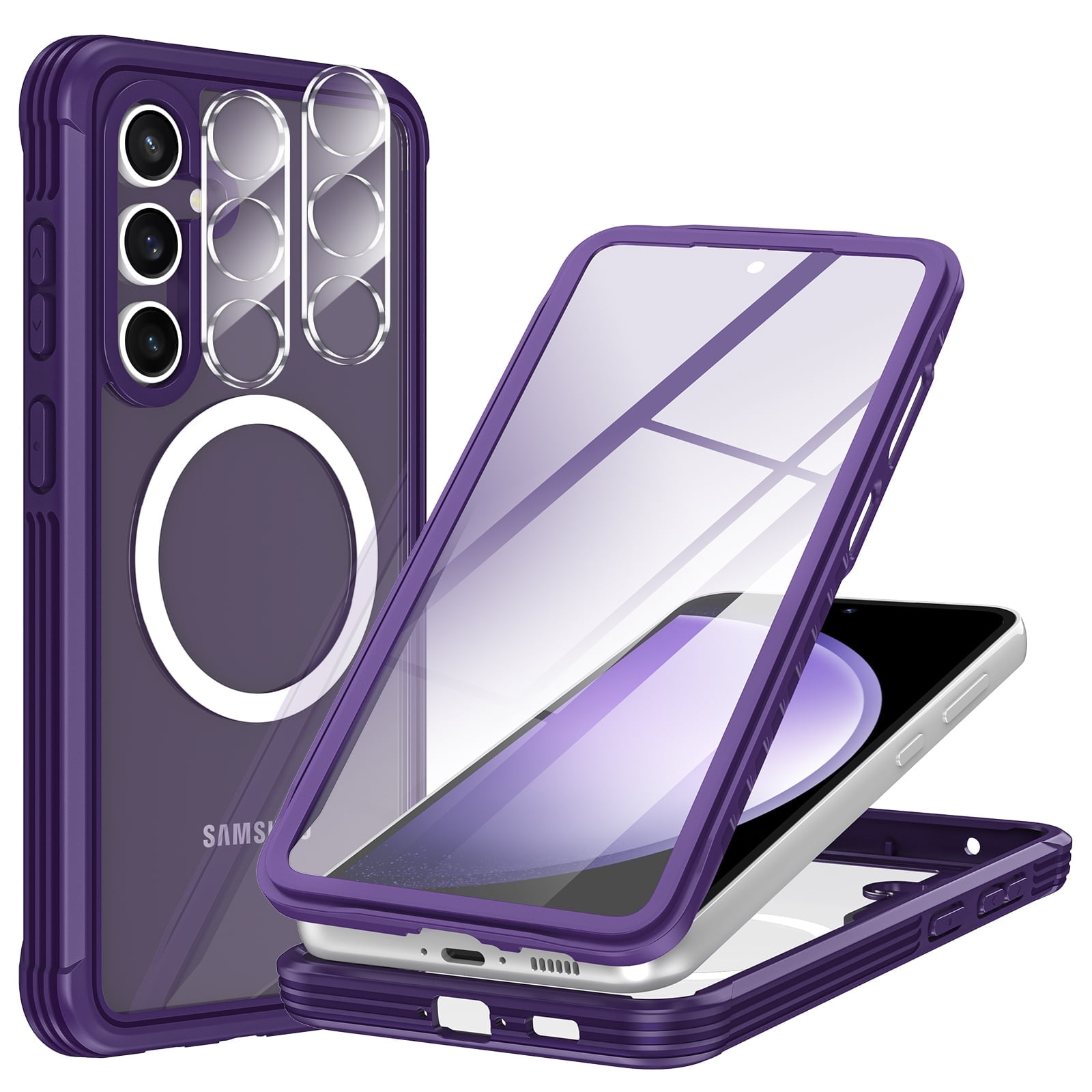 Casetego Samsung Galaxy S23 FE Case, Full Body Shockproof, Built-in ...