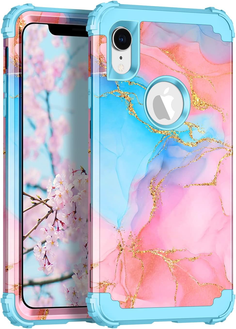 Casetego for iPhone XR Case,Heavy Duty Shockproof Protection Hard ...