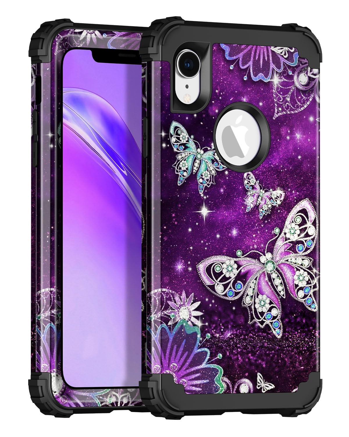 Casetego for iPhone XR Case,Three Layer Heavy Duty Shockproof ...