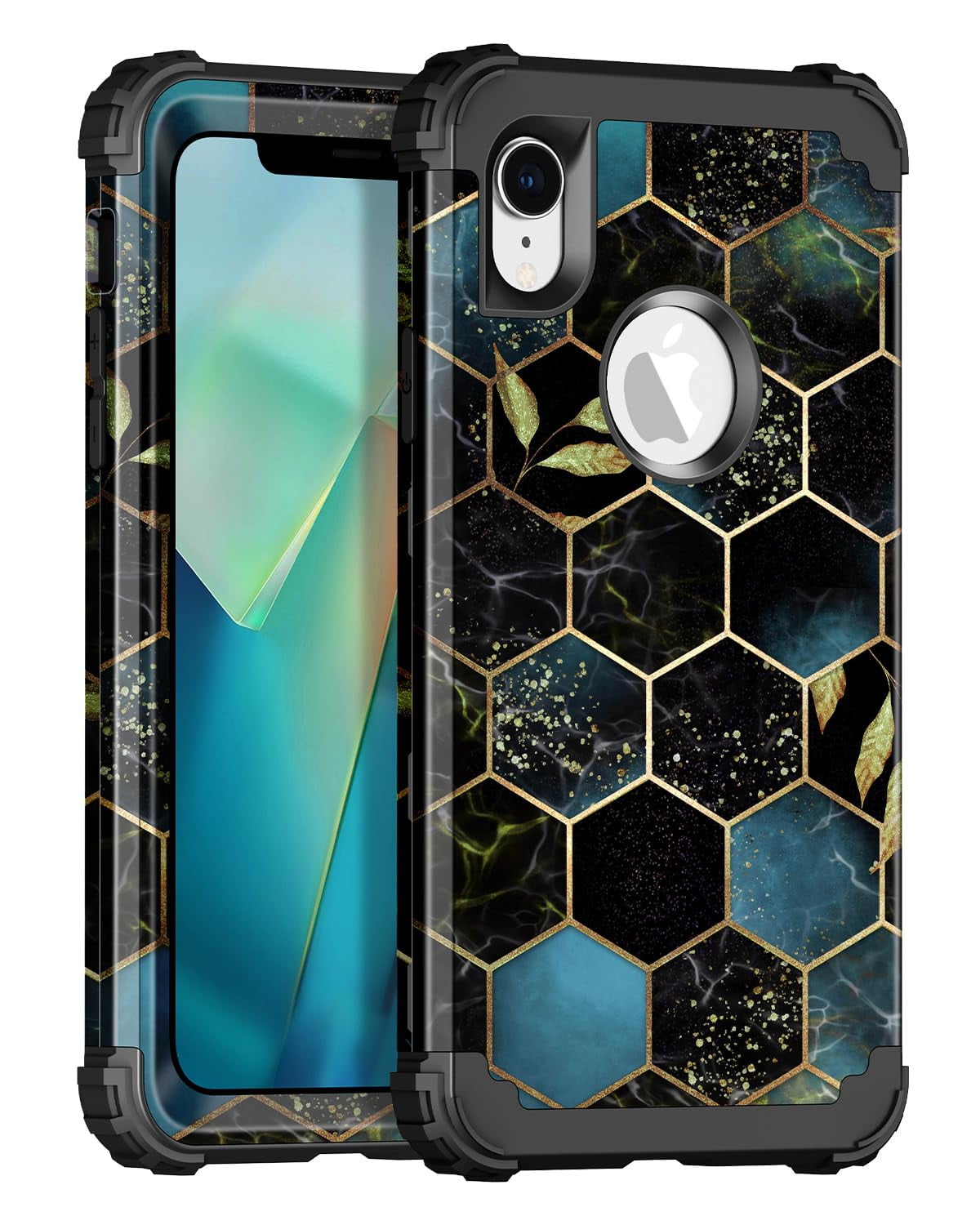 Casetego for iPhone XR Case,Three Layer Heavy Duty Shockproof ...