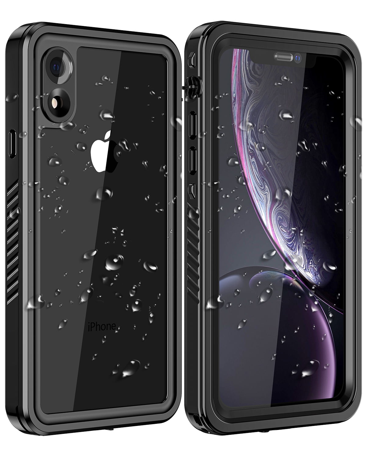 Casetego for iPhone XR Waterproof Case 6.1inch Build-in Screen ...
