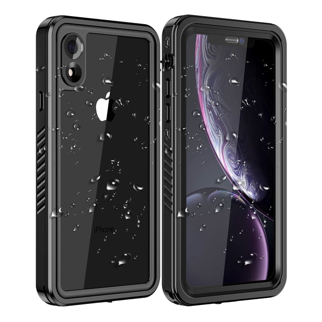 Casetego for iPhone XR Waterproof Case 6.1inch Build-in Screen ...