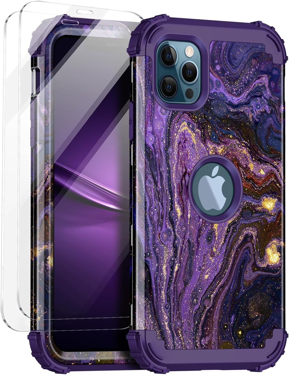 Casetego for iPhone 12 Pro Max Case,Glow in The Dark Heavy Duty ...