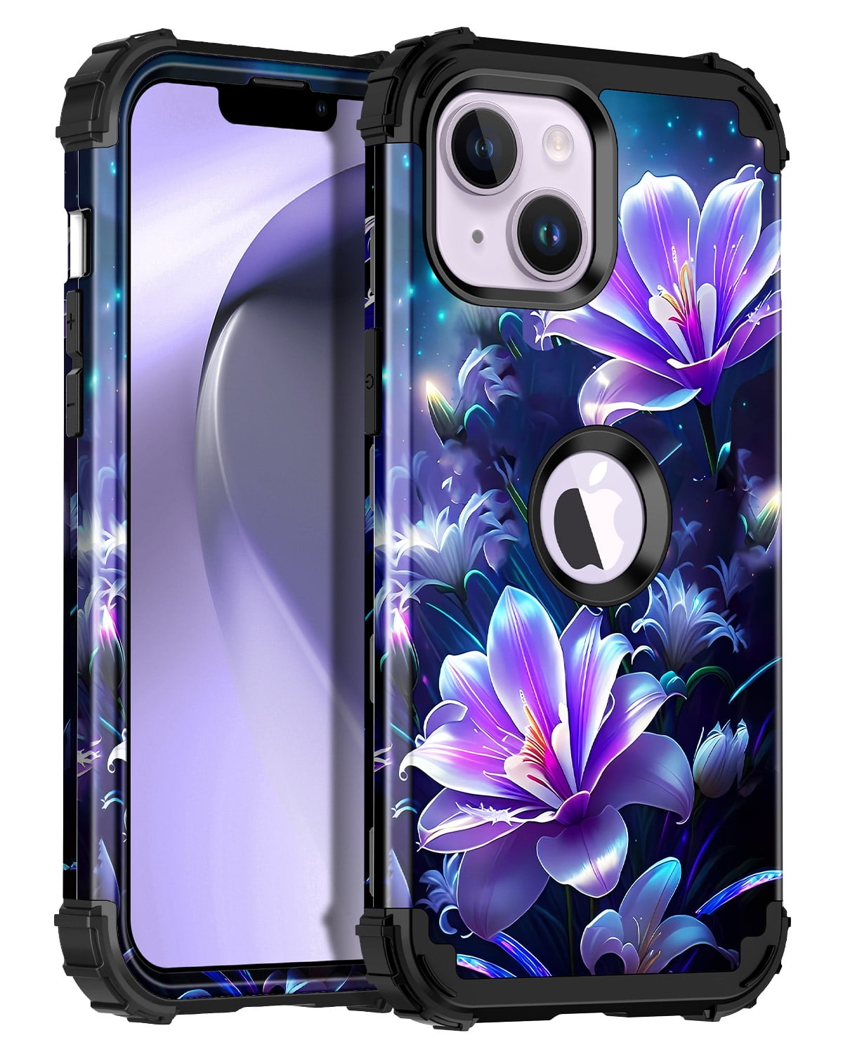 Casetego for iPhone 13 Case & iPhone 14 Case,Glow in The Dark Three ...