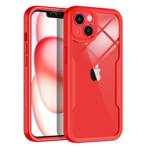 Casetego for iPhone 13 Case,[Non-Yellowing] Transparent 360° Full Body ...