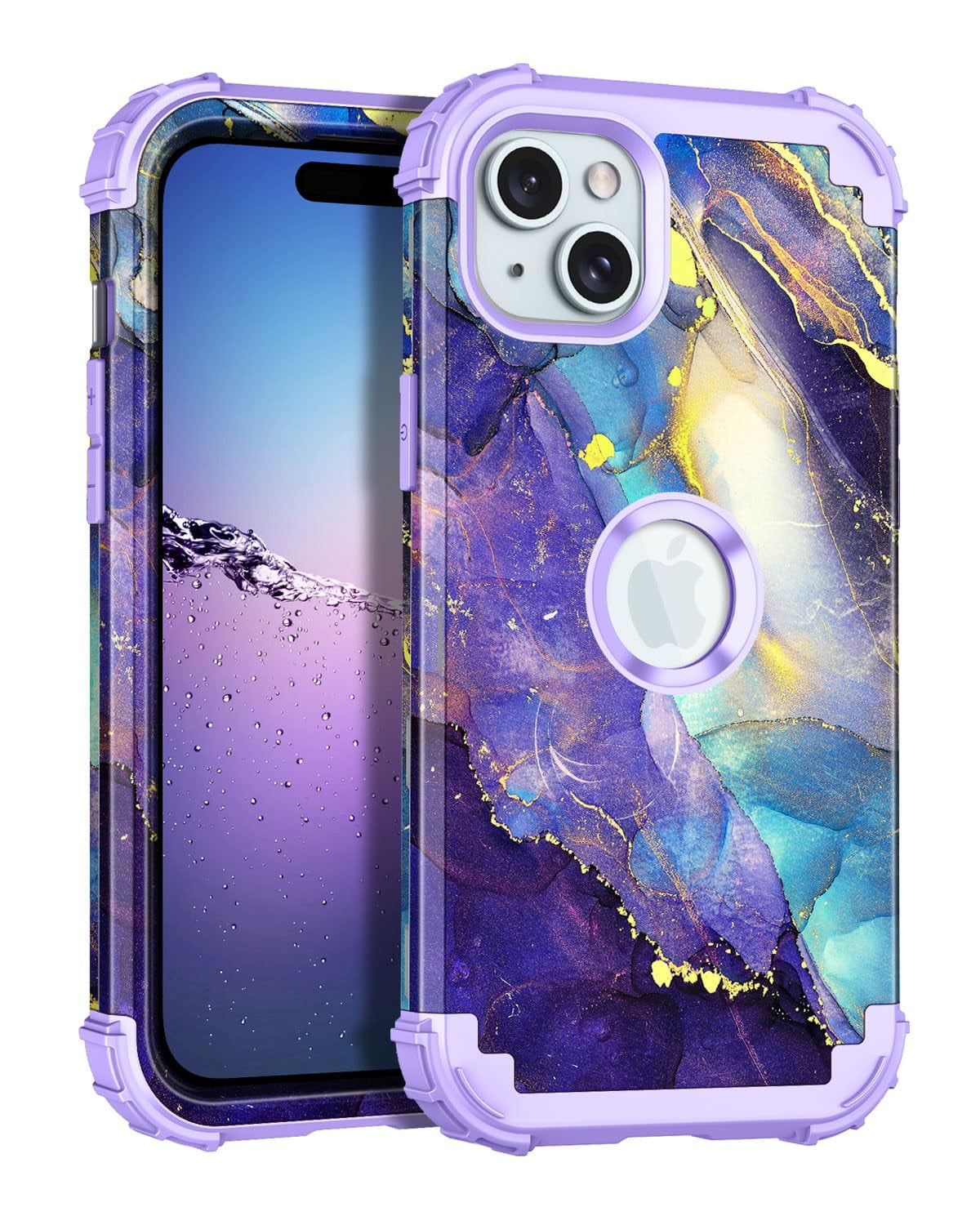 Casetego for iPhone 15 Case,Three Layer Heavy Duty Shockproof Full Body ...