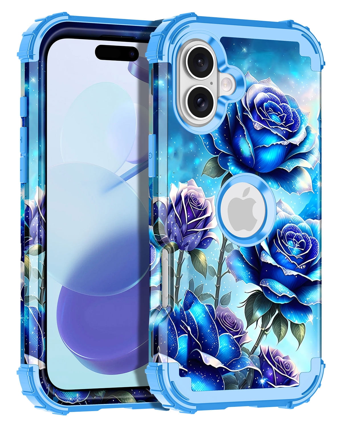 Casetego for iPhone 16 Case,Glow in The Dark Three Layer Heavy Duty ...