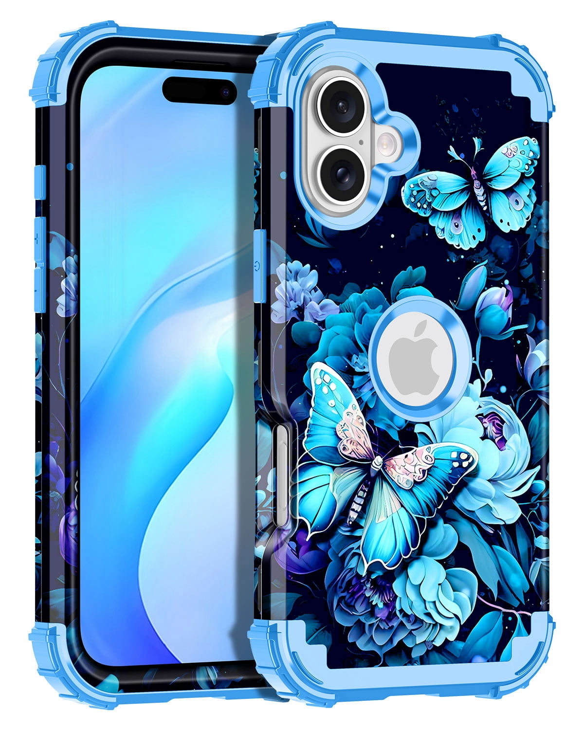 Casetego for iPhone 16 Plus Case,Glow in The Dark Three Layer Heavy ...