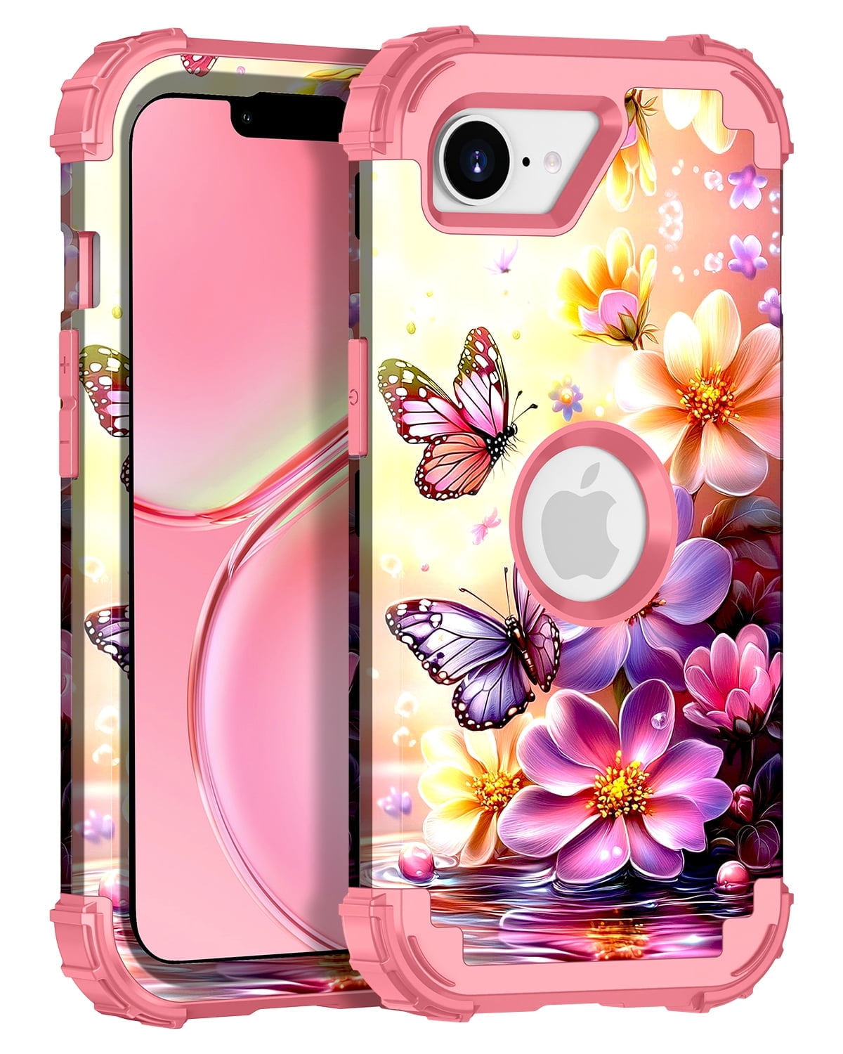 Casetego for iPhone 16E 5G Case,Glow in The Dark Cute Fashion Blue ...