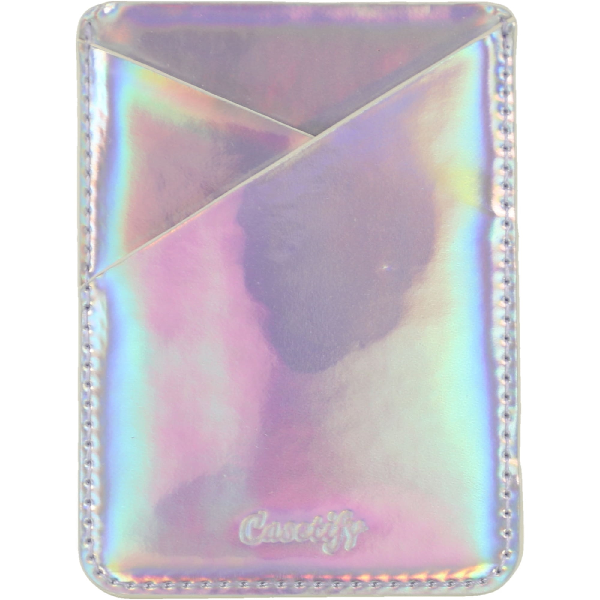 Casetify Womens Holographic Card Pocket Clip Case, Multicoloured ...