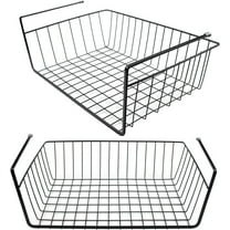 Casewin Under Cabinet Storage Shelf Wire Basket Organizer Fit Dual ...