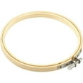 Casewin 1 Pieces 4 Inch Embroidery Hoops Bamboo Circle Cross Stitch ...