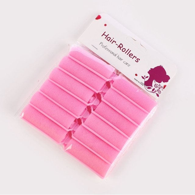 Casewin 12 Pieces Foam Sponge Hair Rollers - Soft Sleeping Hair Curlers ...