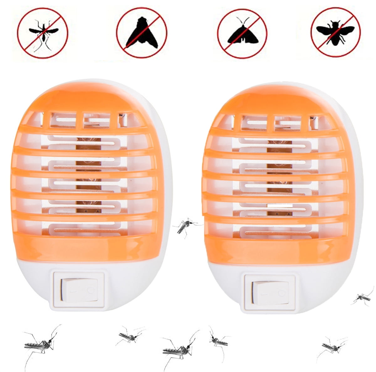 Casewin 2 Pack Bug Zapper, Mosquito Zapper Fly Trap Mosquito Killer ...