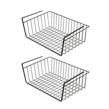 Casewin Under Cabinet Storage Shelf Wire Basket Organizer Fit Dual ...