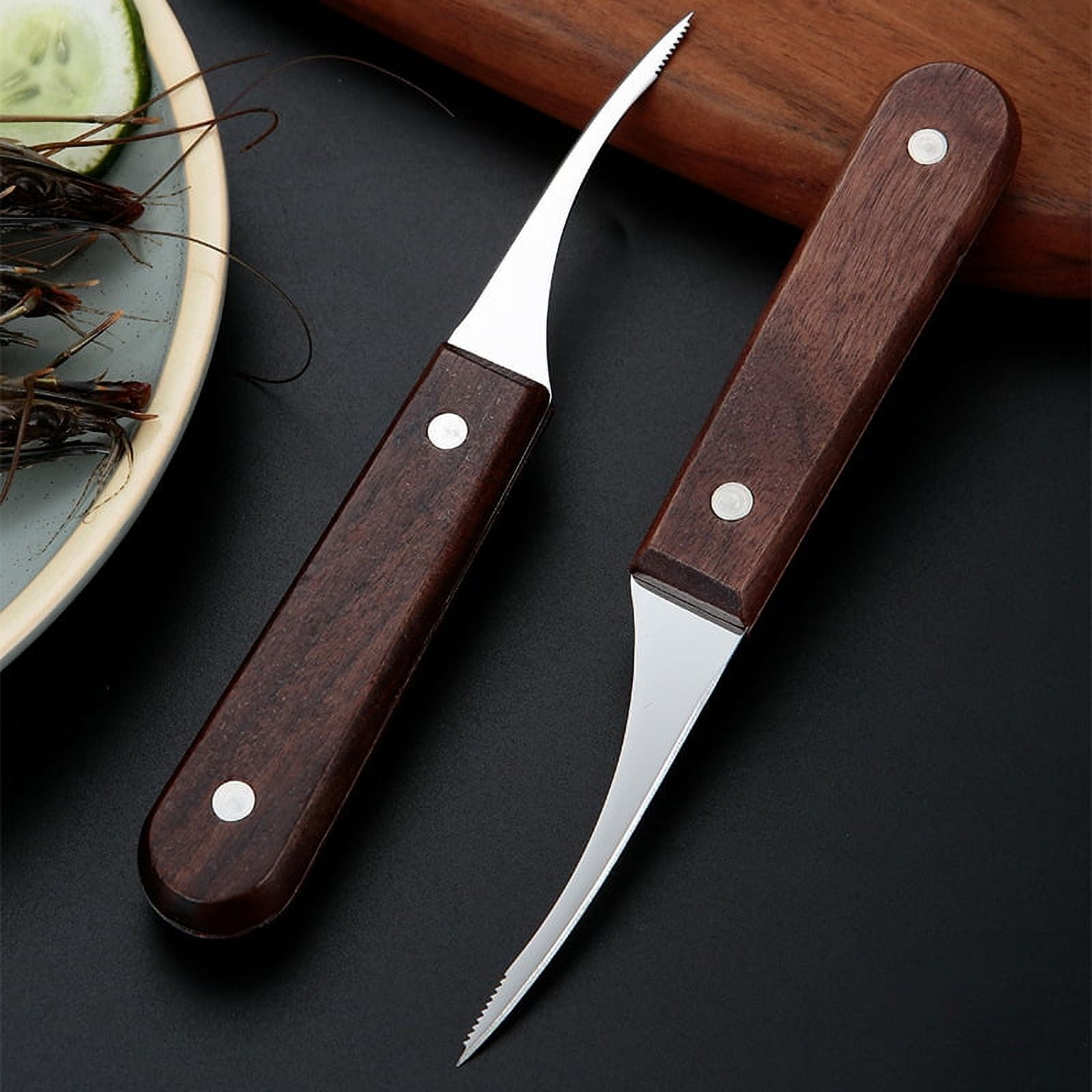 Casewin 2Pcs Stainless Steel Shrimp Deveiner Tool Cutter, Shrimp ...