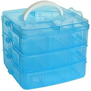 Pioneer Eleven See-Through Box Organizer with Compartments, Wall ...