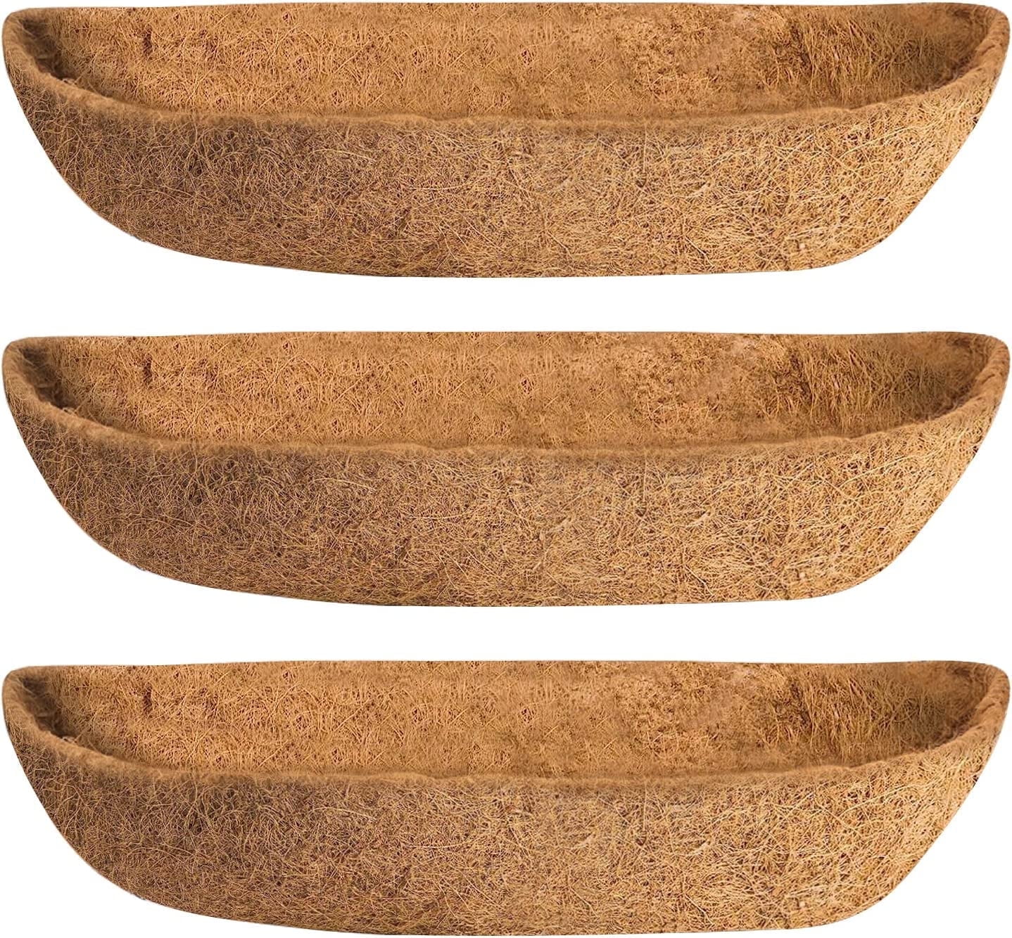 Casewin 3-Packs Coco Liner,Wall Basket Planter Liner, Coco Liner Roll ...