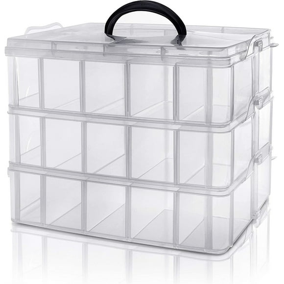 Clear Compartment Box