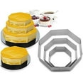 Casewin Non-Toxic 3 Tier Brownie & Cake Baking Pans, Small to Large ...