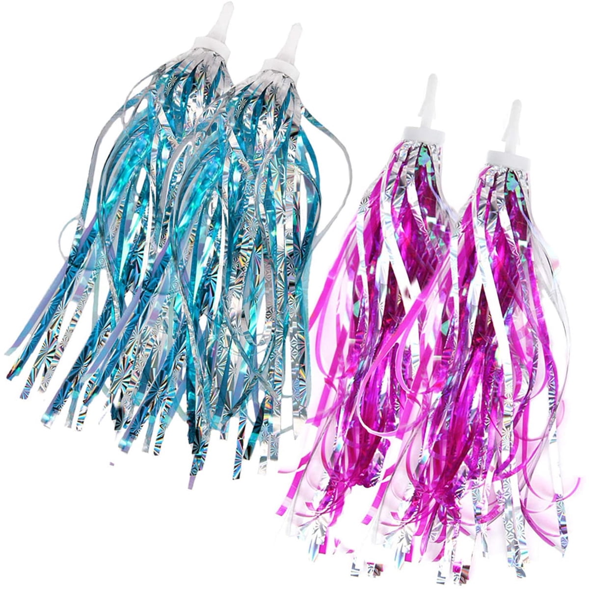 Casewin 4 Pieces Kids Bicycle Tassel Ribbon, Children Scooter Handlebar ...