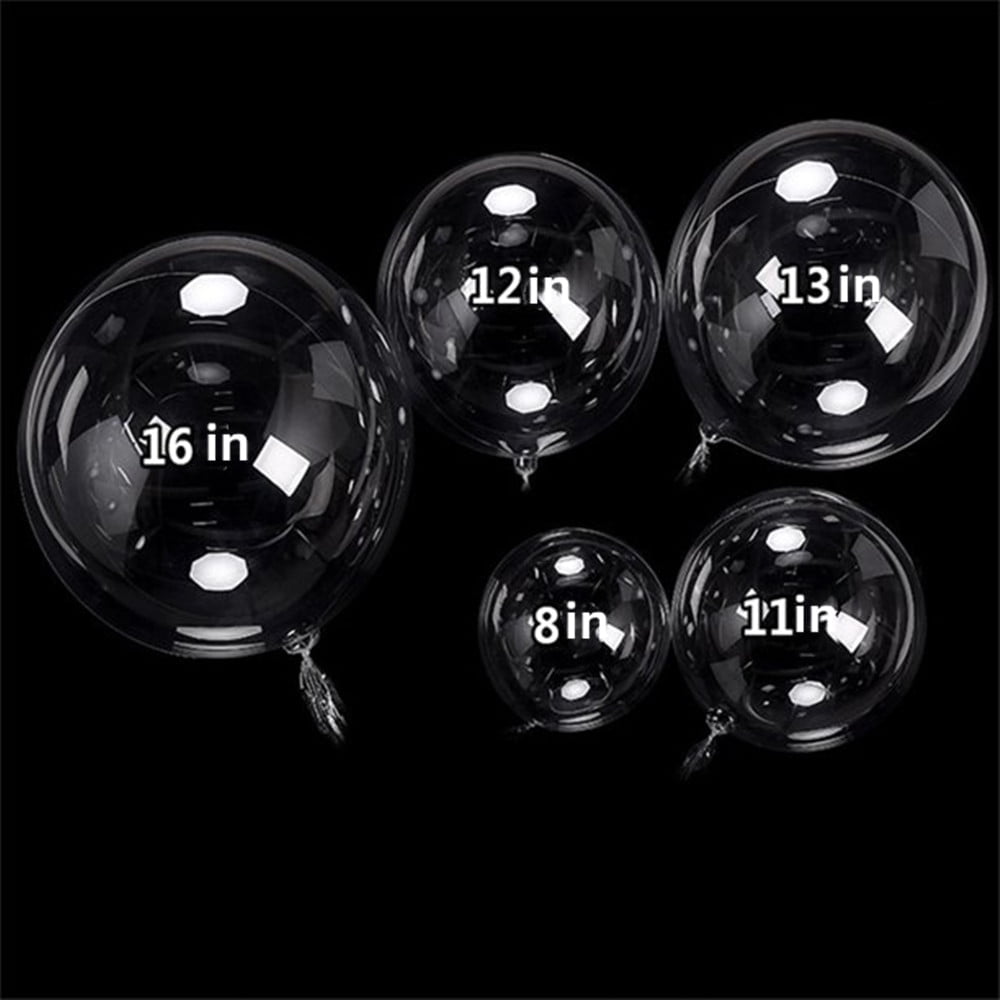 Casewin 50 Pieces Bobo Balloons Transparent Bubble Bobo Balloon Praty ...