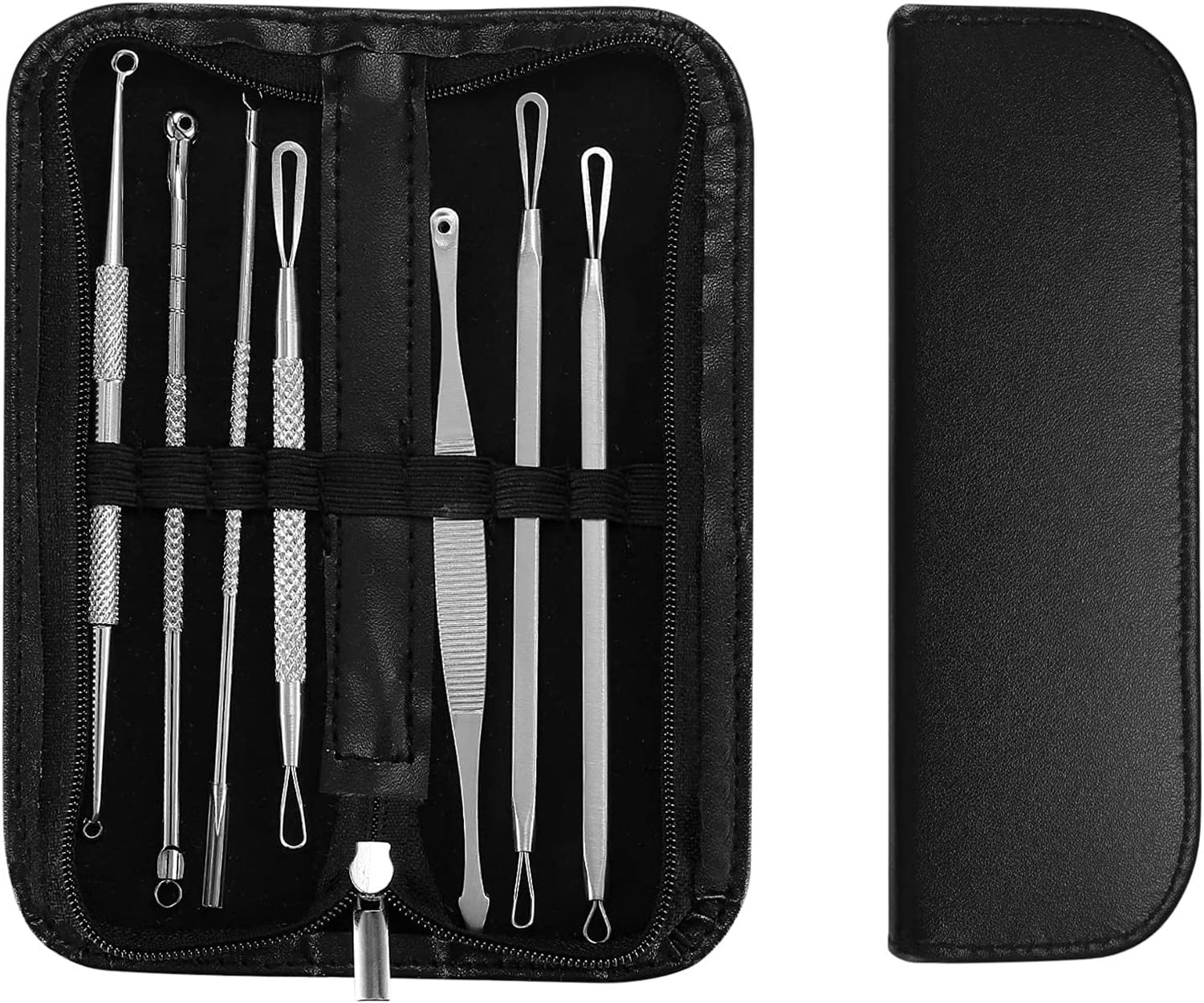 Casewin 7pcs Blackhead Remover Pimple Extractor Tool, Comedone ...
