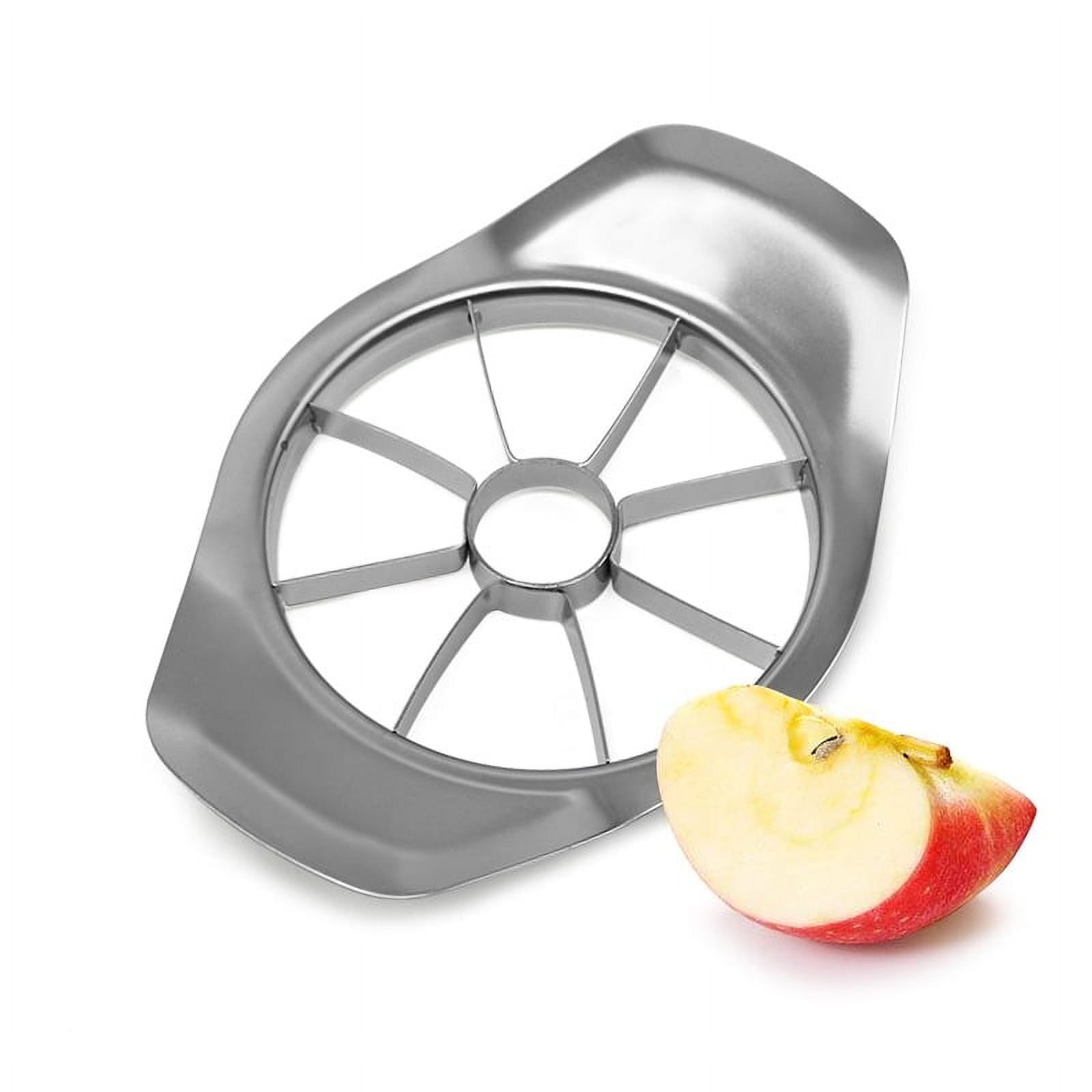 Casewin Apple Slicer, Stainless Steel Apple Corer, Fruit Cutter Divider Tool Fruit Core Removal ...