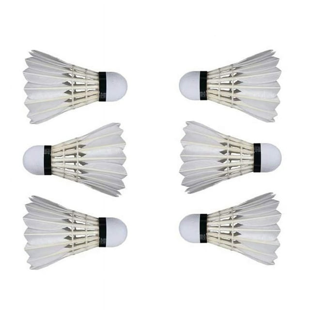 Casewin Badminton Shuttlecocks, 3Pcs Goose Feather Shuttlecocks Stable ...