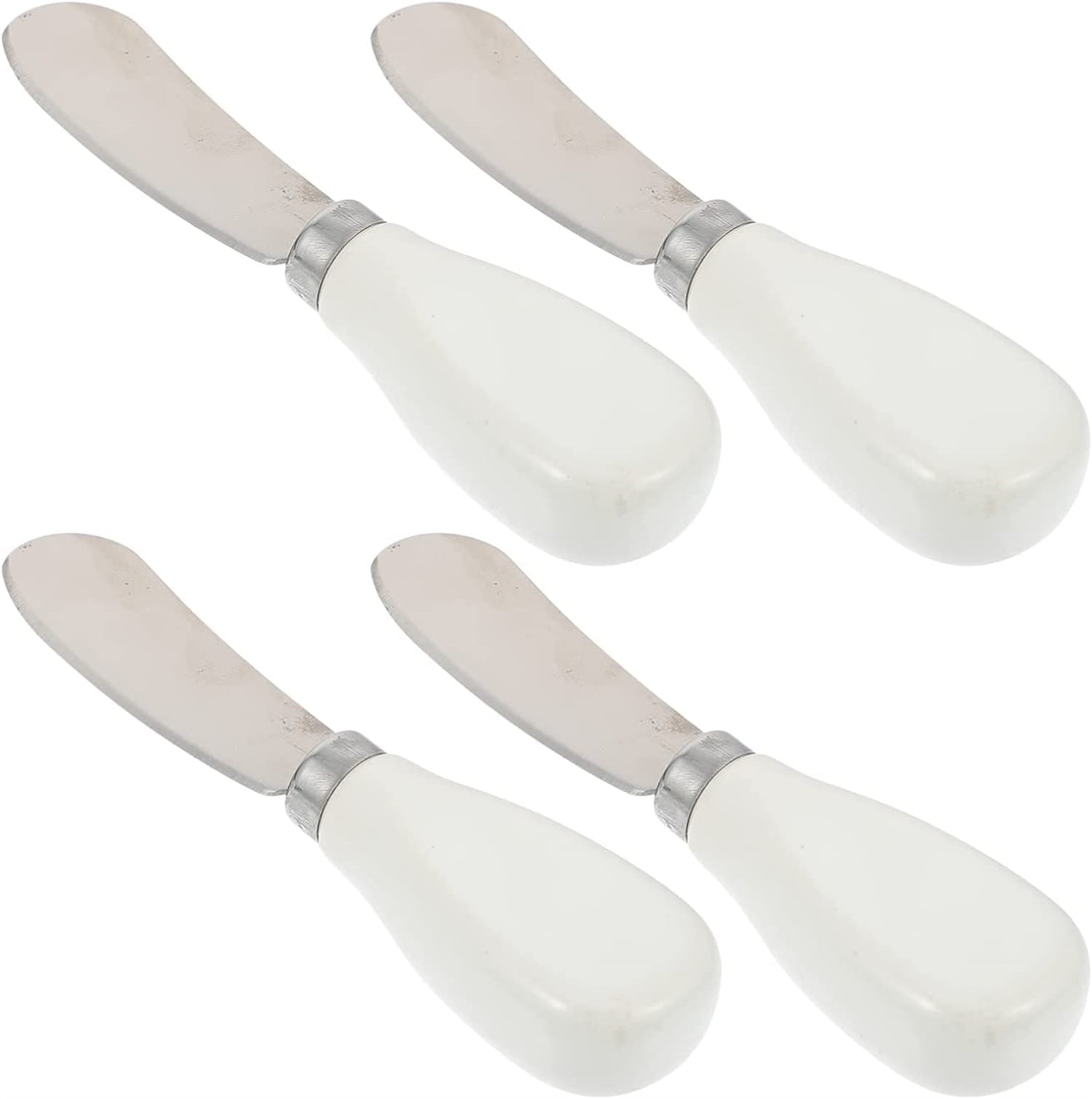 Casewin Butter Knife (4 PCS), Stainless Steel Cheese Spreader, Butter ...