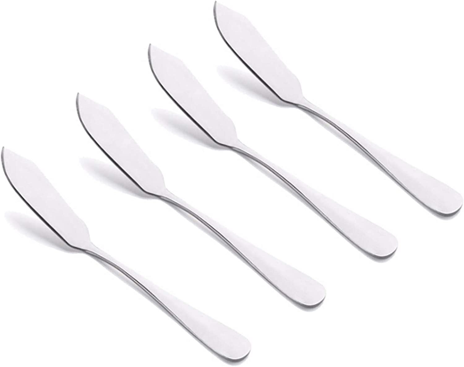 Casewin Butter Knife Cheese Spreaders 5.7 inches Stainless Steel Silver ...