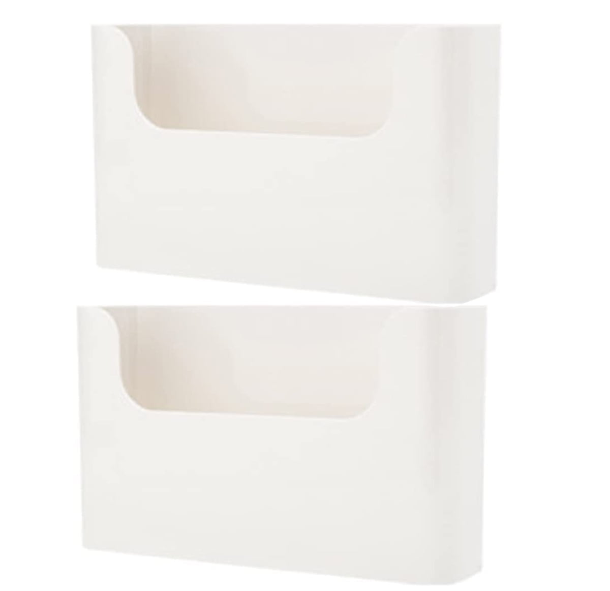 Casewin Plastic Cabinet Door Storage Box, 2 Pack Multi-Purpose Self ...