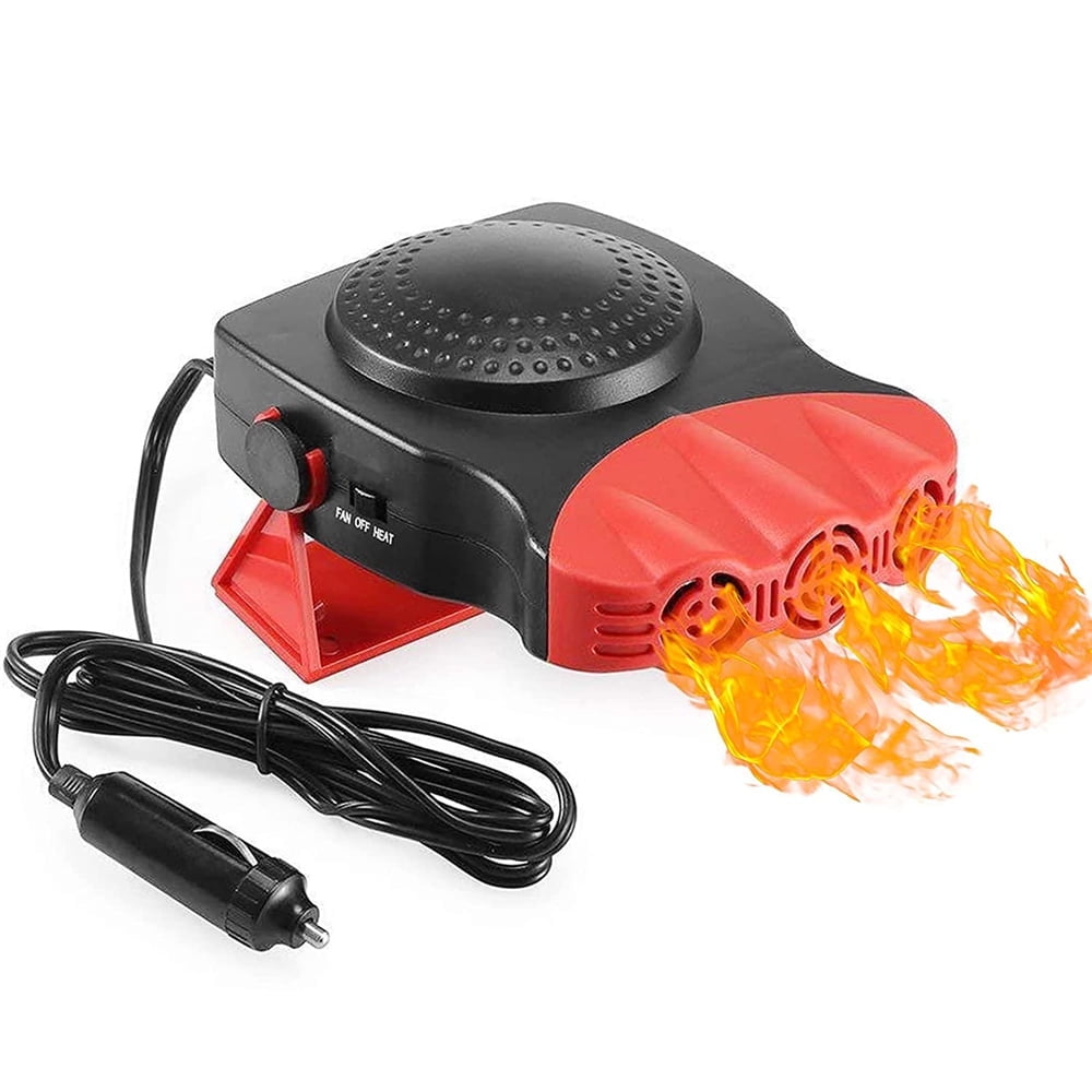 Casewin Car Heater Defroster, Portable Heater Anti-Fog 120W 12V Plug in ...