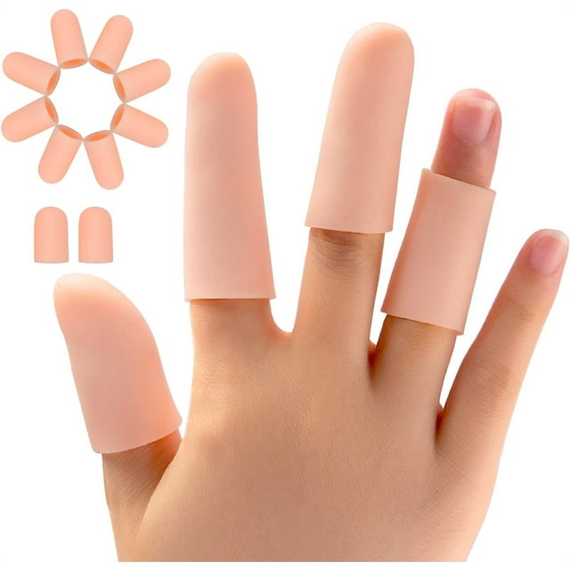 Casewin Finger Cot Gel Finger Protector Finger Brace Support Finger ...
