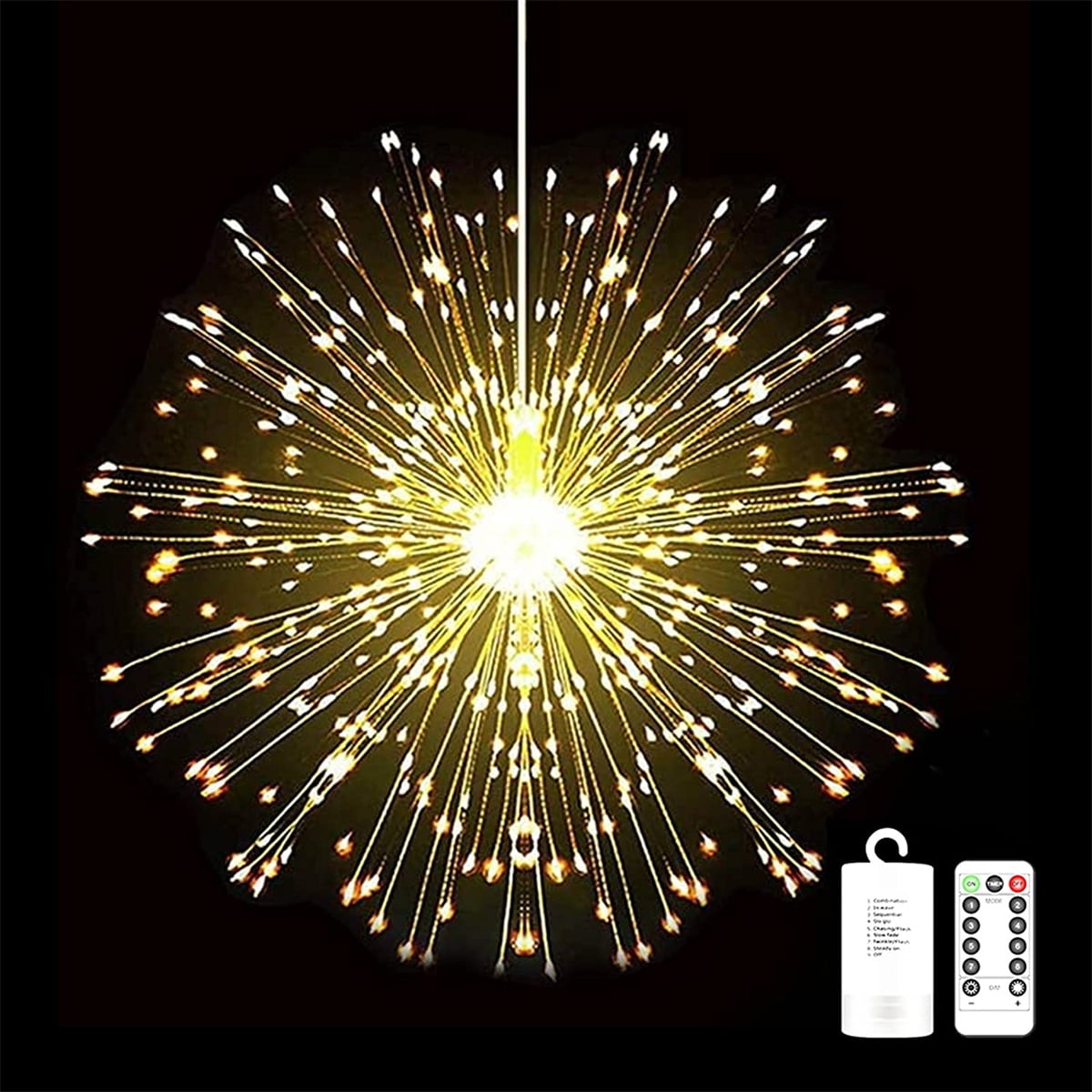 Casewin Firework Lights for Christmas Indoor Outdoor Battery Operated ...