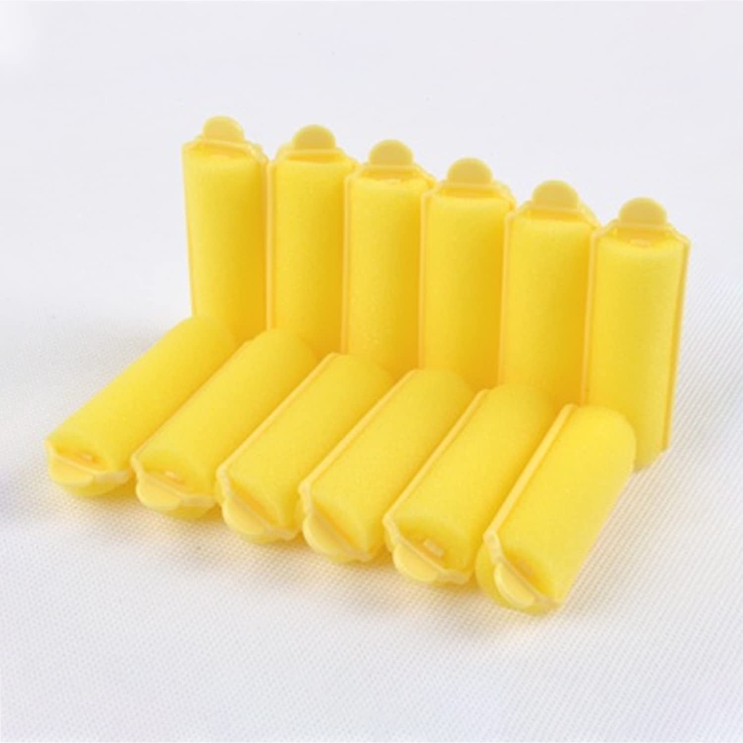 Casewin Foam Sponge Hair Rollers, 12 Pcs Soft Hair Curler Flexible Hair ...