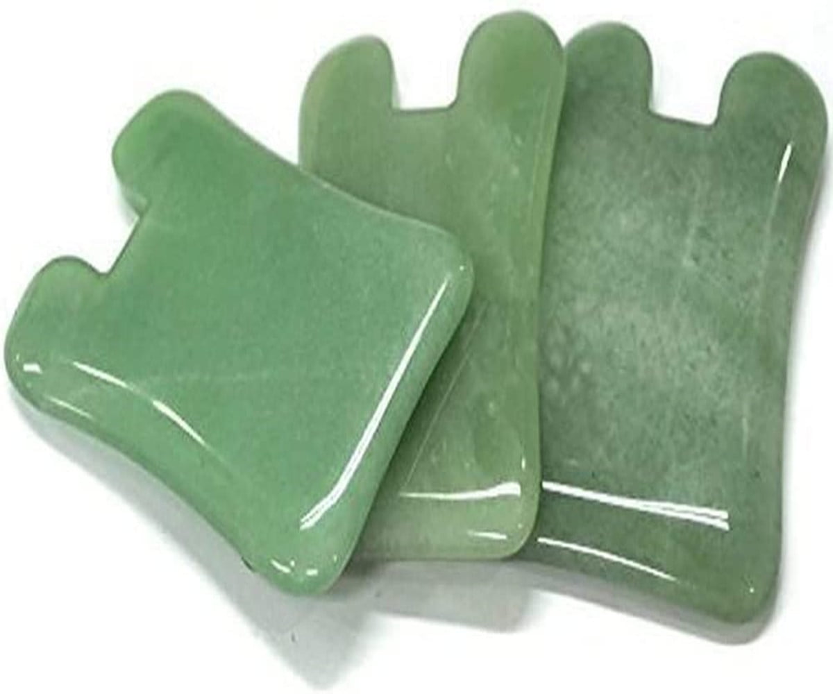 Casewin Guasha Massage Tool,Natural Stone Gua Sha Board, 3PCS Guasha ...
