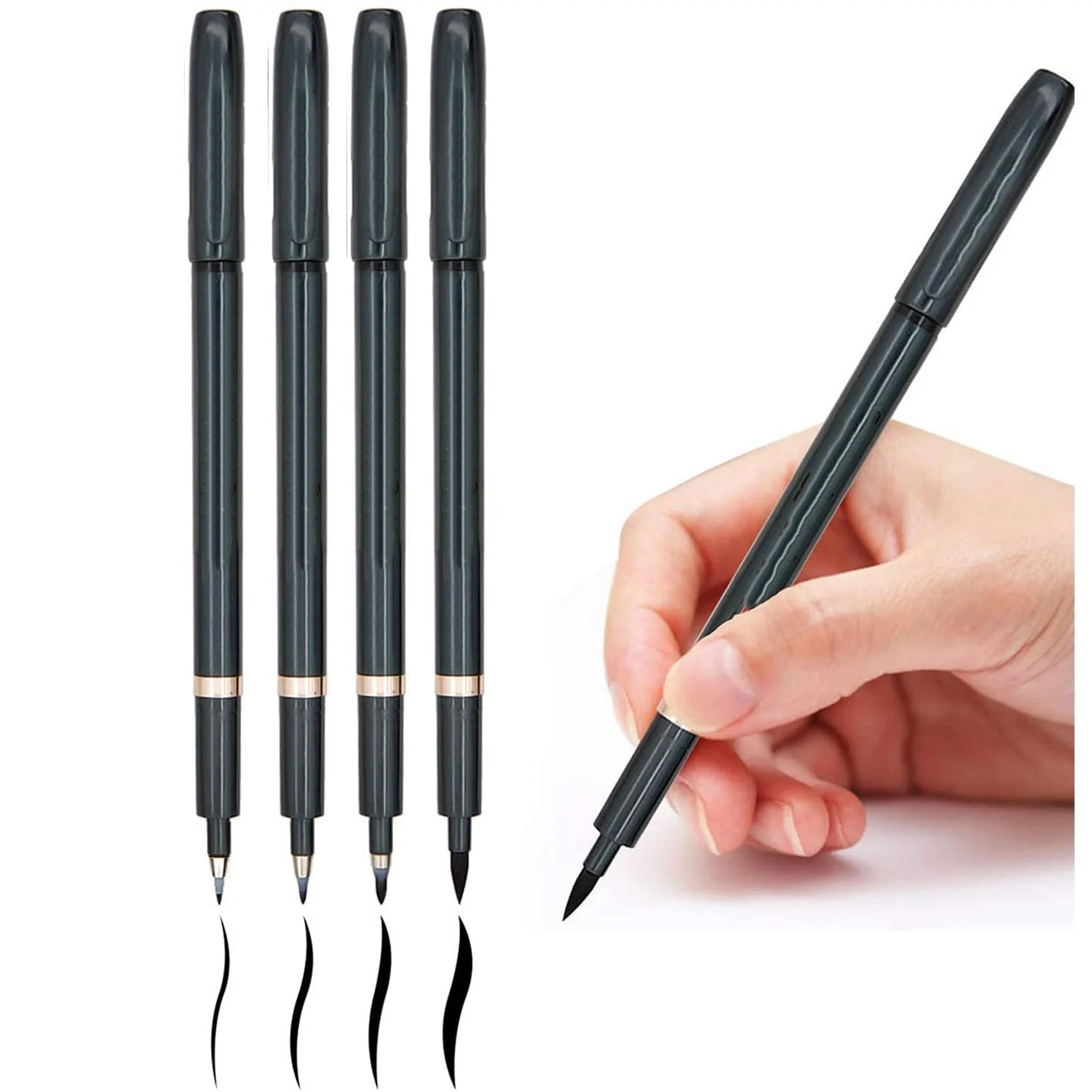 Casewin Hand Lettering Pens, Calligraphy Pens, Brush Markers Set, Soft ...