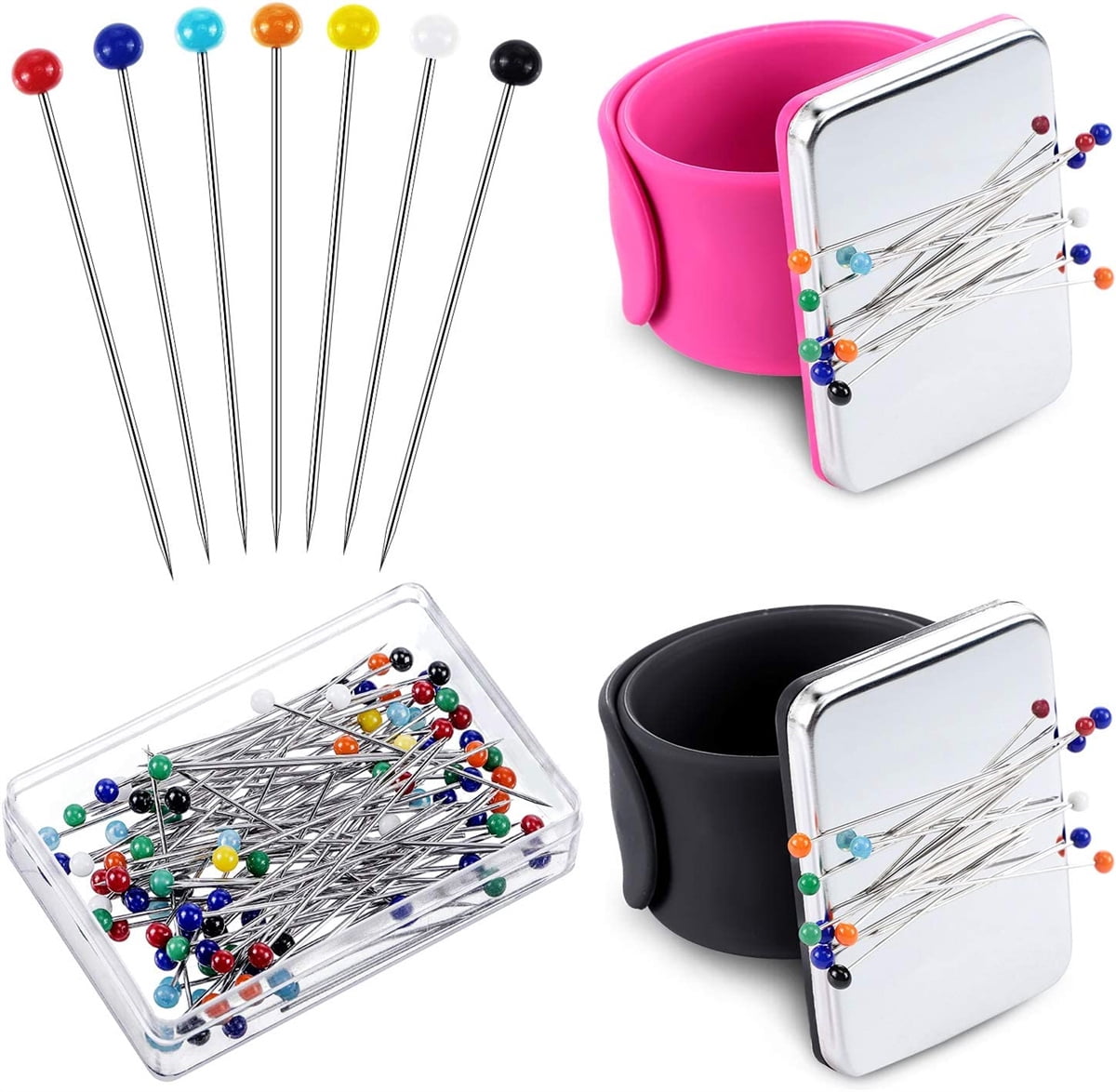 Casewin Magnetic Wrist Sewing, Portable Arm Pin Cushion Magnetic ...